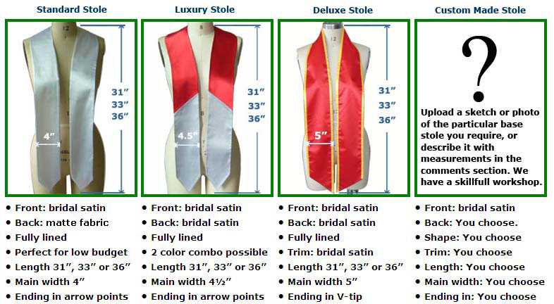 graduation stoles – USA
